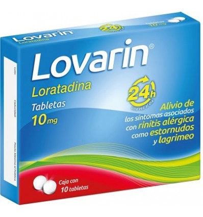 LORATADINA 10MG 10TAB LOVARIN COLLINS - Flosamed