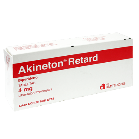 AKINETON RETARD BIPERIDENO 4MG C/20TAB - Flosamed