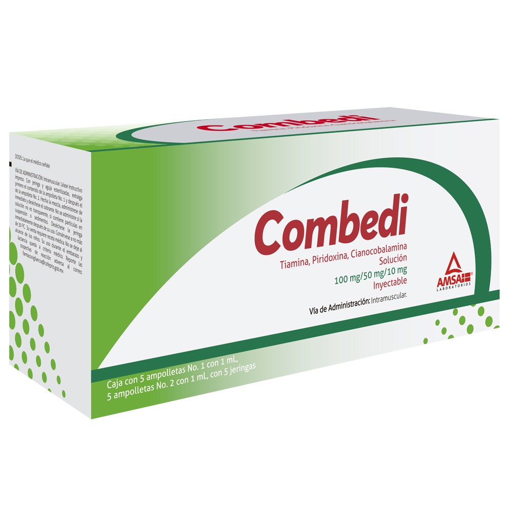 COMPLEJO B INY 5AMP 5 JERINGAS COMBEDI AMSA - Flosamed