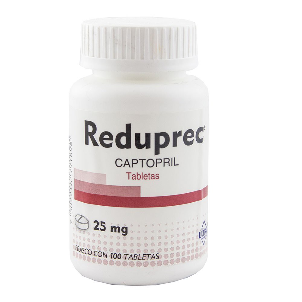 CAPTOPRIL 25MG 100TAB REDUPREC ULTRA - Flosamed