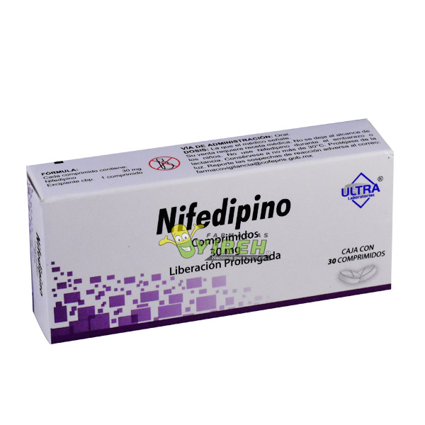 NIFEDIPINO 30MG 30CPR ULTRA - Flosamed