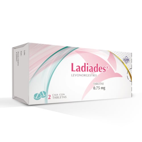 LEVONORGESTREL 0.75 MG 2 TABS LADIADES - Flosamed