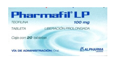 TEOFILINA 100MG 20TAB PHARMAFIL L.P. ALPHARMA - Flosamed