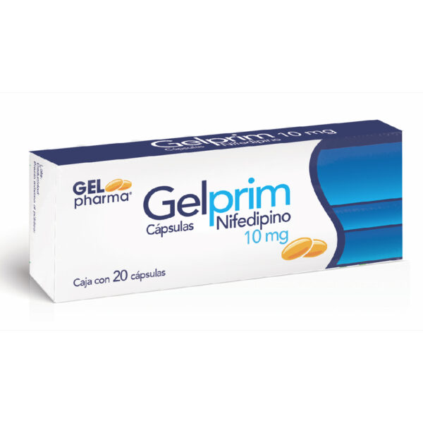 NIFEDIPINO 10MG 20CAP GELPRIM GELPHARMA - Flosamed
