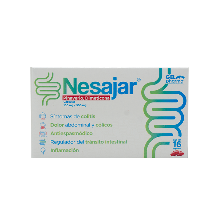 PINAVERIO/DIMETICONA 100/300MG 16CAP GELPHARMA - Flosamed