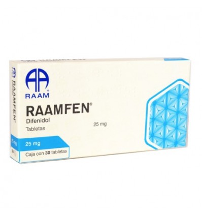 DIFENIDOL 25MG 30TAB RAAMFEN RAAM - Flosamed