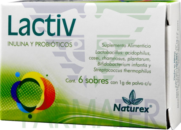 LACTOBACILOS 1GR 6 SOBRES LACTIV NATUREX - Flosamed