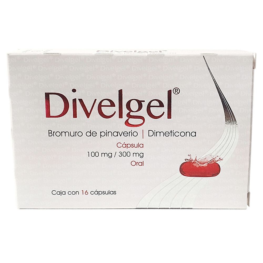 BROMURO DE PINAVERIO/DIMETICONA 100/300MG 16CAP DIVELGEL PROGELA - Flosamed