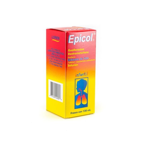 DEXTROMETORFANO/GUAIFENESINA SOL INF 120ML EPICOL LOREN - Flosamed