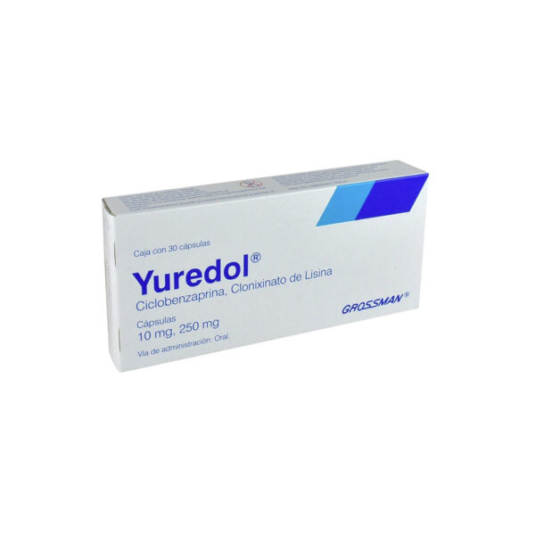 YUREDOL 10/250MG 30CAP GROSSMAN - Flosamed