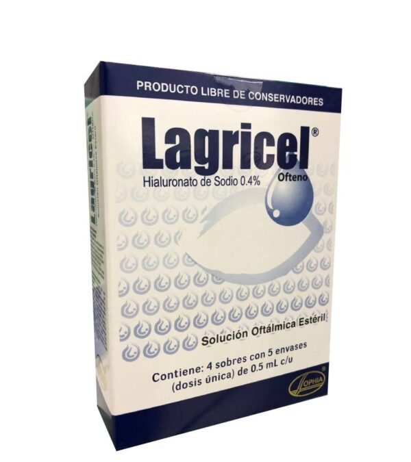 LAGRICEL OFTALMICAS 4MG./ML. - Flosamed