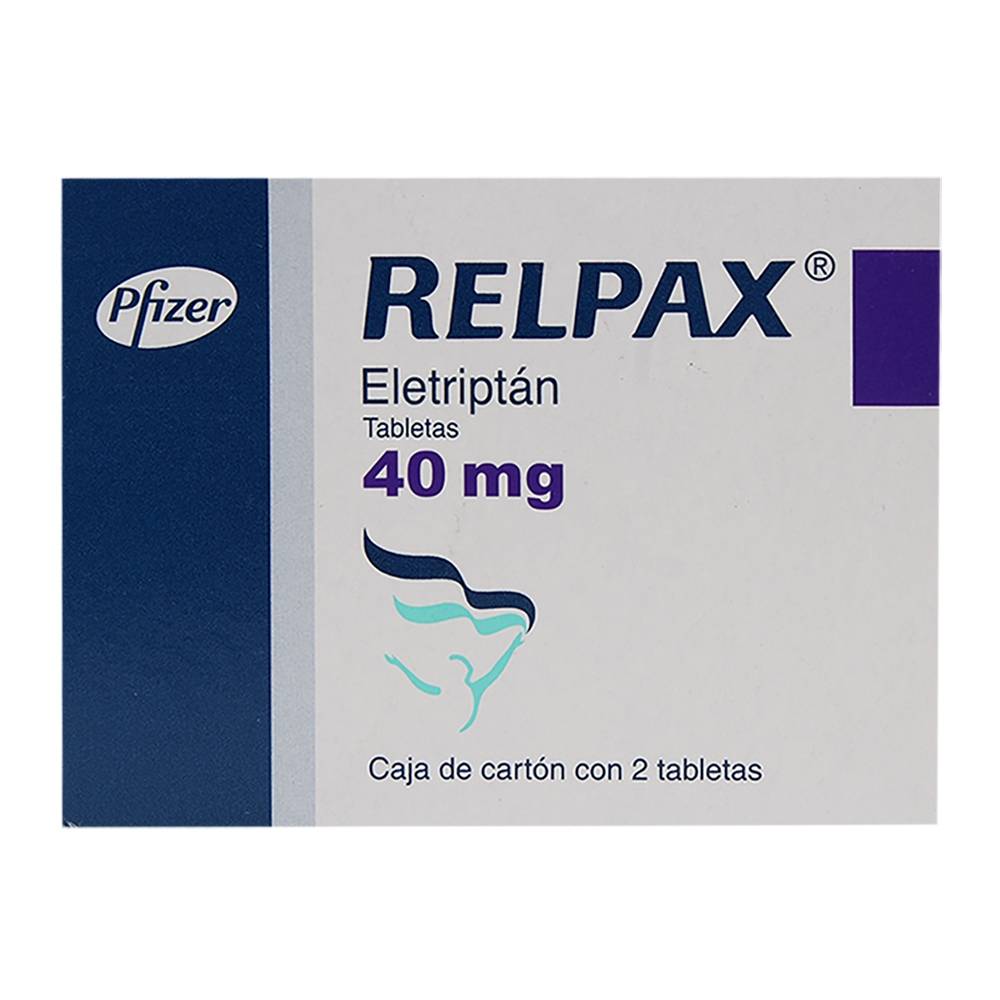 RELPAX 40 MG 2 TAB PFIZER - Flosamed