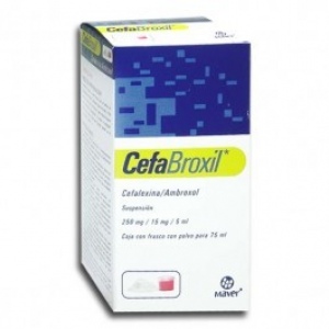 CEFALEXINA AMB 250MG/5MG 75ML CEFABROXIL MAVER MAVER - Flosamed