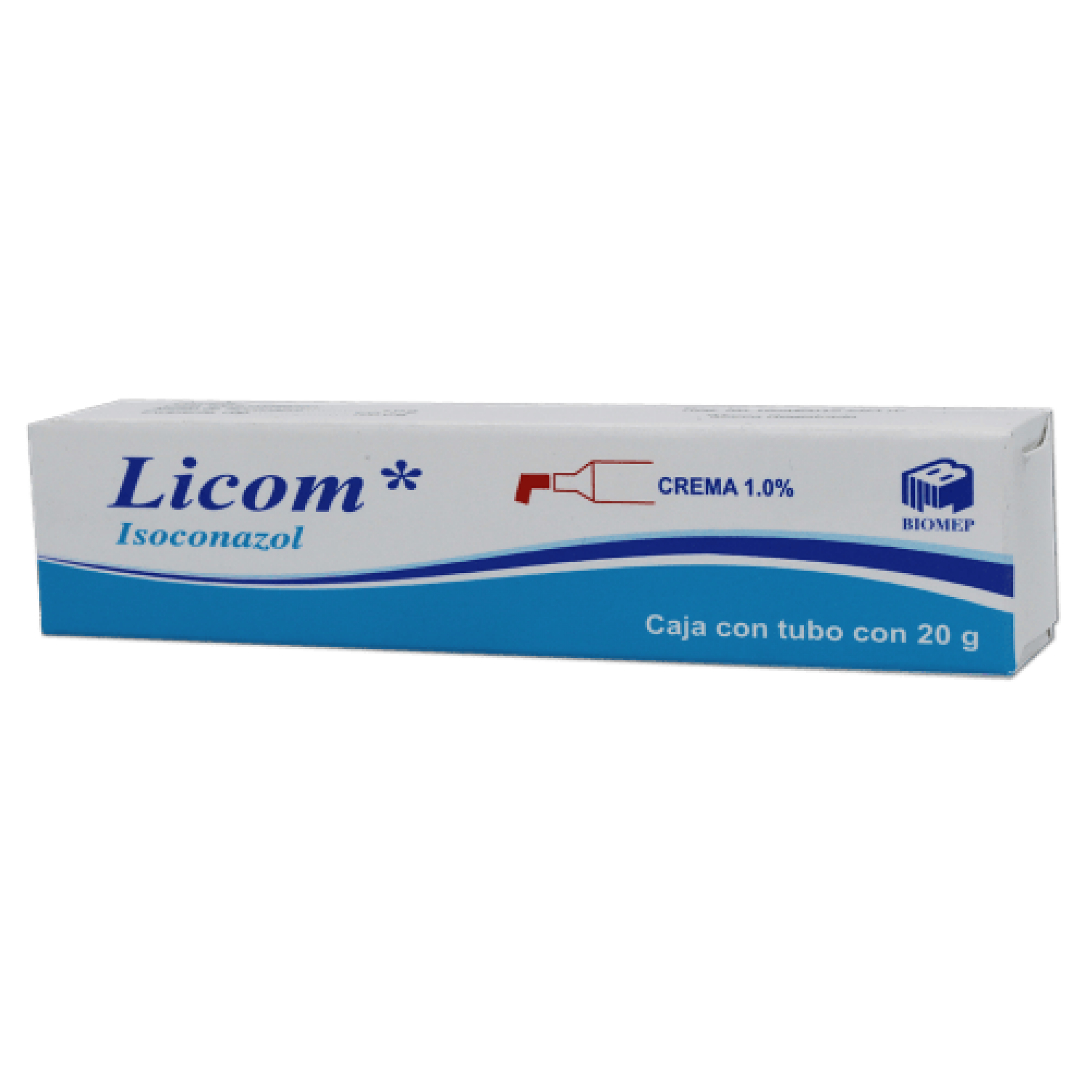 ISOCONAZOL 1% CREMA 20G LICOM BIOMEP - Flosamed
