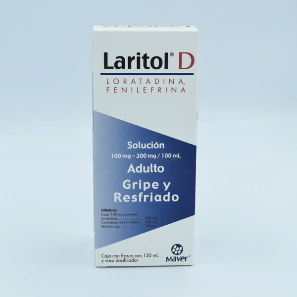 LORATADINA/FENILEF AD 120ML SOL LARITOL D MAVER - Flosamed