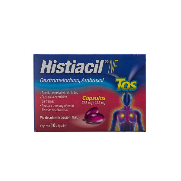 HISTIACIL NF 22.5/22.5MG 10 CAP SANOFI - Flosamed