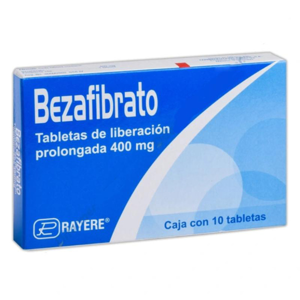 BEZAFIBRATO 400MG 10TAB RAYERE - Flosamed
