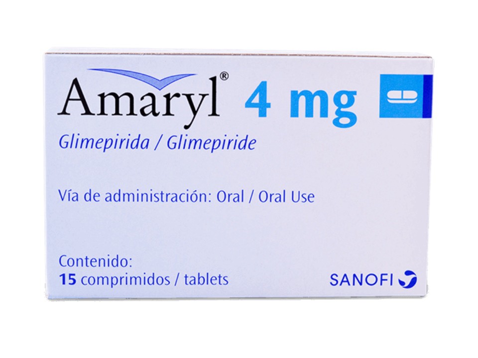 AMARYL 4 MG TAB C/15 DUOPACK SANOFI - Flosamed