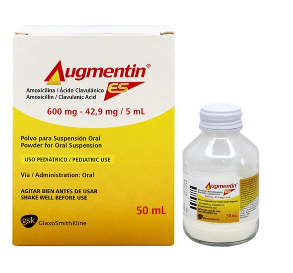 AUGMENTIN ES 600/42.9MG 50ML GSK - Flosamed