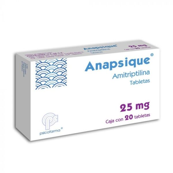ANAPSIQUE 25MG 20TAB PSICOFARMA - Flosamed