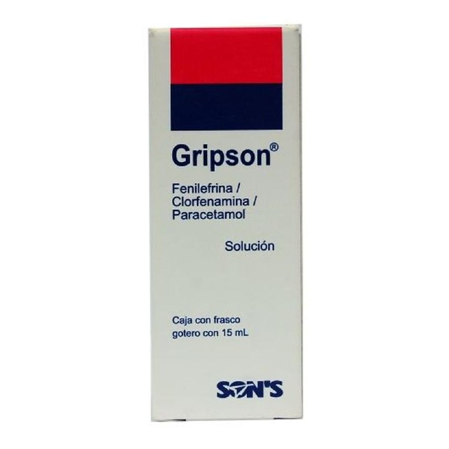 CLORF/FENIL/PARACET GTS 15ML GRIPSON SONS SONS - Flosamed