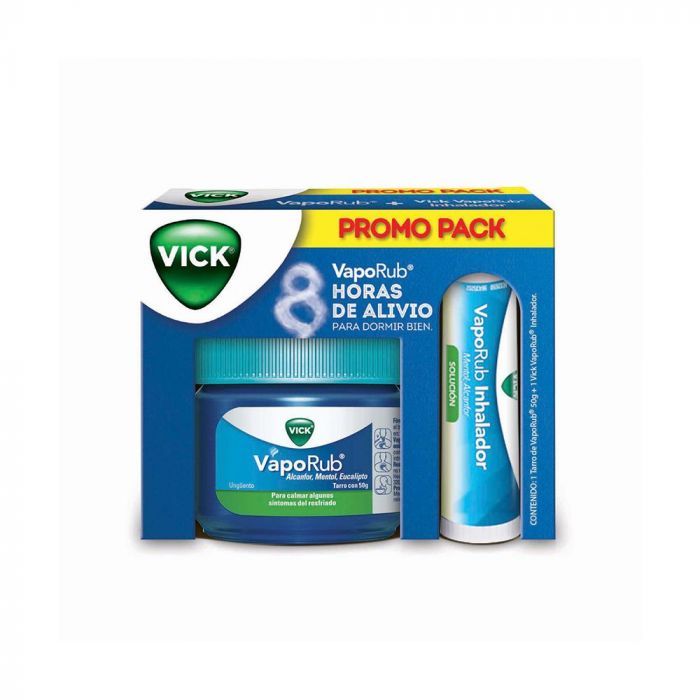 VICK VAPORUB 50GR + INHALADOR PACK - Flosamed
