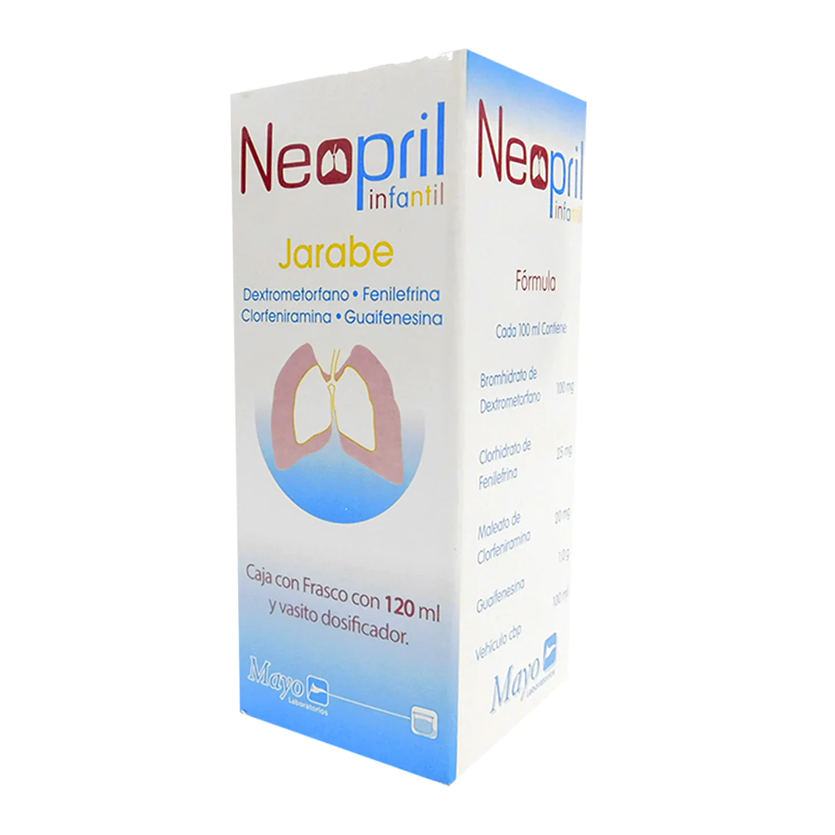 DEXTROM/FENIL/CLORFEN/GUAIFEN JBE AD 120ML NEOPRIL MAYO - Flosamed