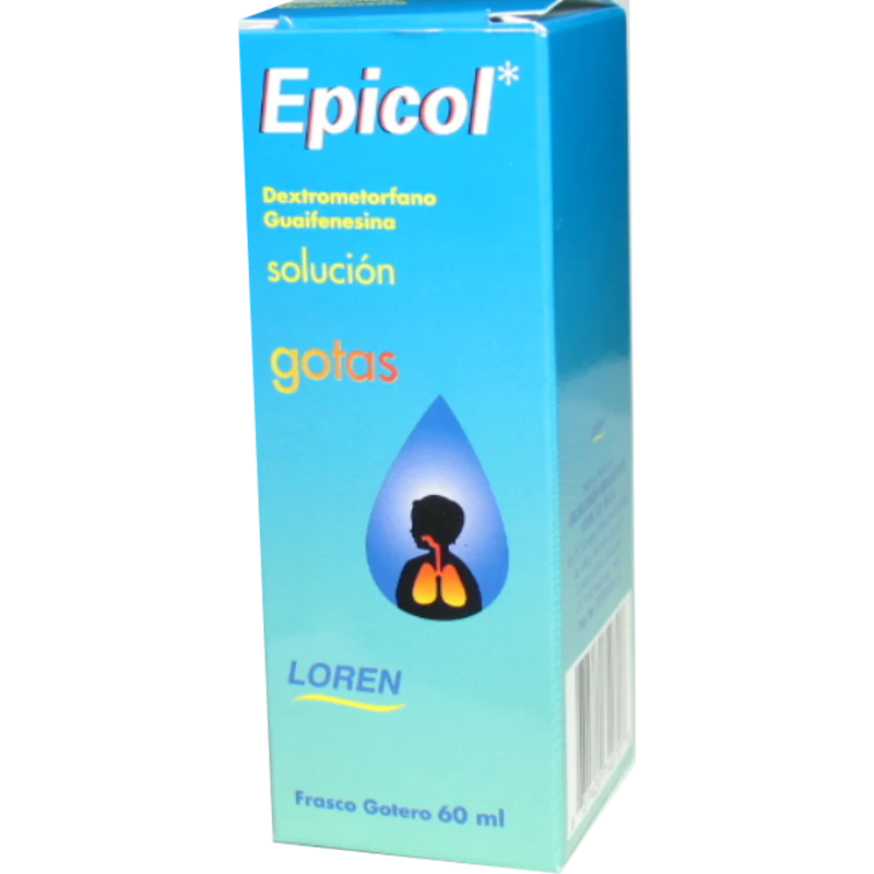 DEXTROMETORFANO/GUAIFE SOL 60 ML PED EPICOL LOREN - Flosamed