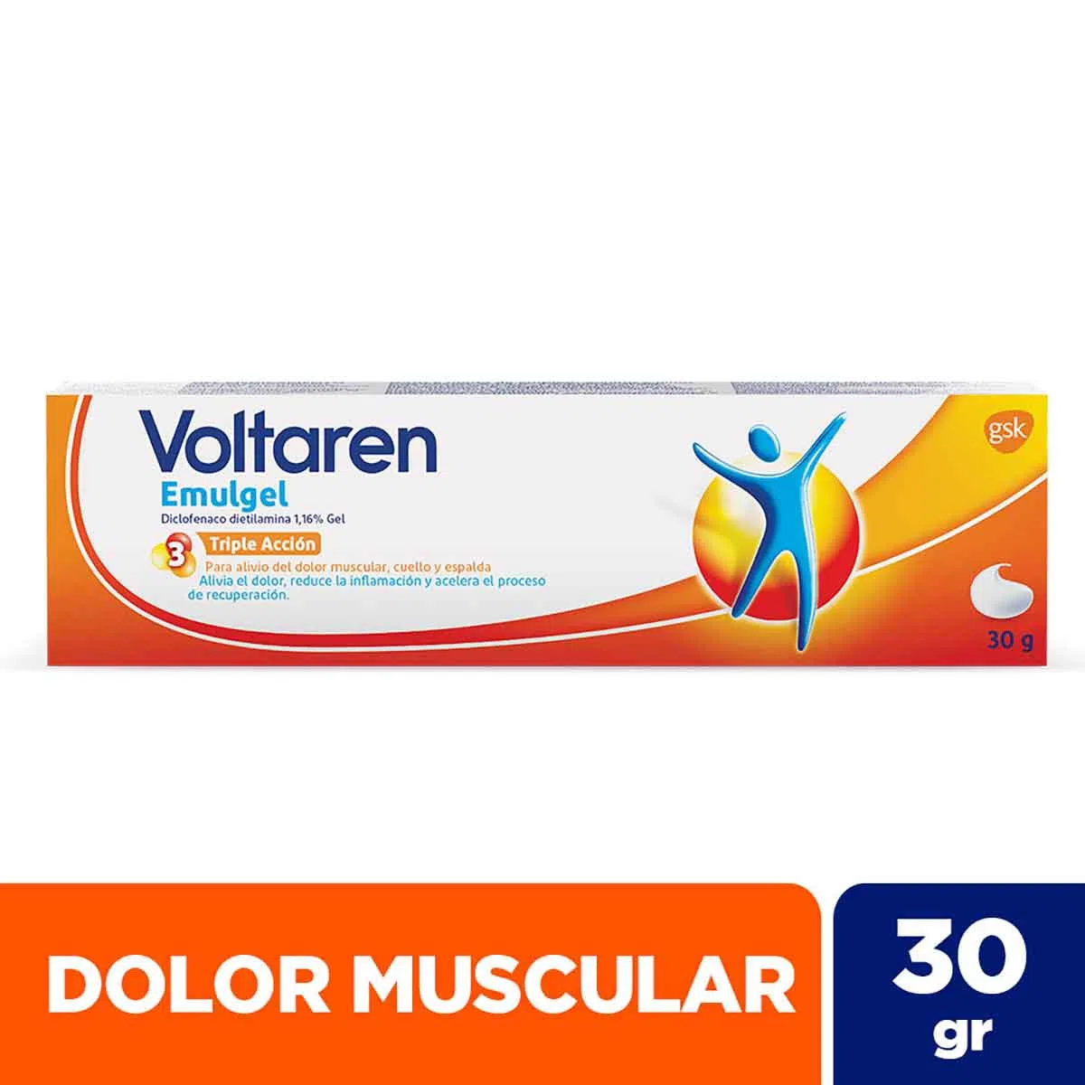 VOLTAREN DICLOFENACO EMULGEL 30G GSK - Flosamed