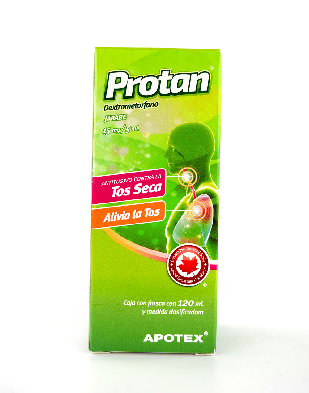 DEXTROMETORFANO JBE 120ML PROTAN APOTEX - Flosamed