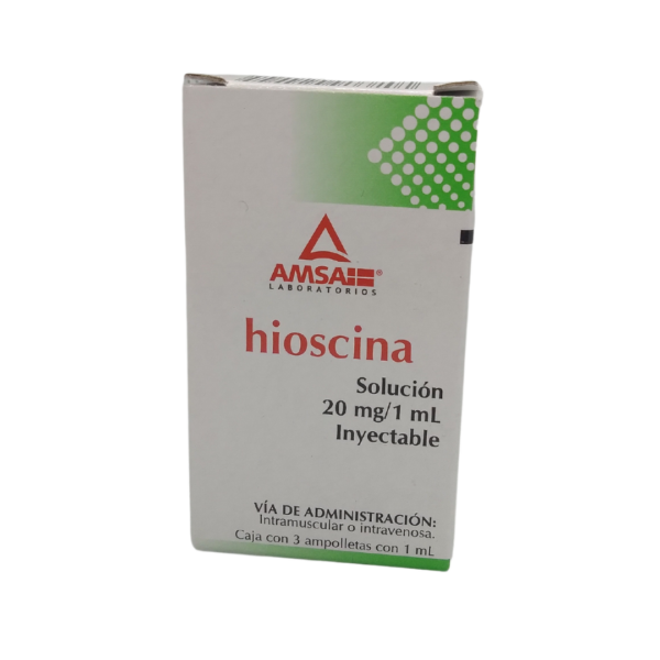 HIOSCINA INY 20MG/1ML 3AMP AMSA - Flosamed