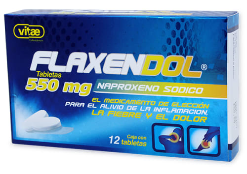 NAPROXENO SODICO FLAXENDOL 550 MG 12 TAB - Flosamed