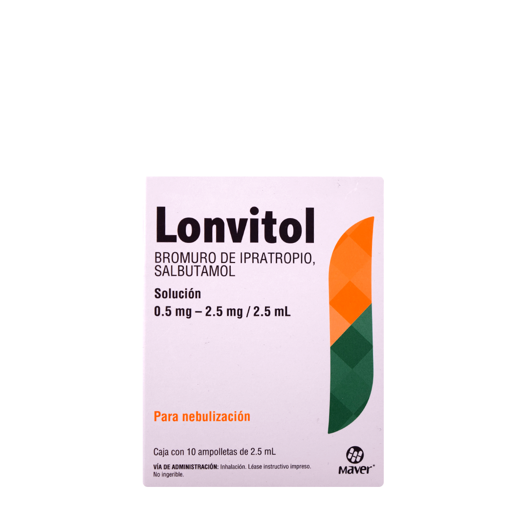 BROMURO DE IPRATROPIO/SALBU P/NEBU 10 AMP LONVITOL MAVER - Flosamed
