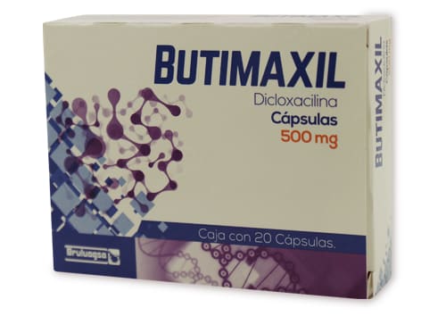 DICLOXACILINA 500MG 20CAP BUTIMAXIL BRULUAGSA - Flosamed