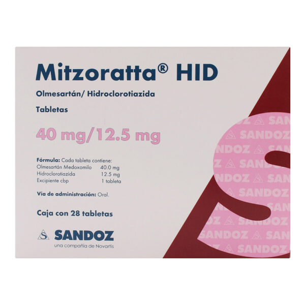 MITZORATTA HID 40/12.5MG 28TAB - Flosamed