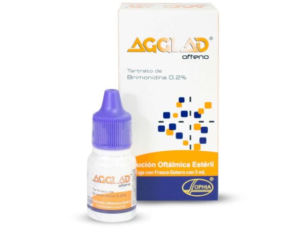 AGGLAD OFTENO BRIMONIDINA 2MG GTS 5 ML - Flosamed