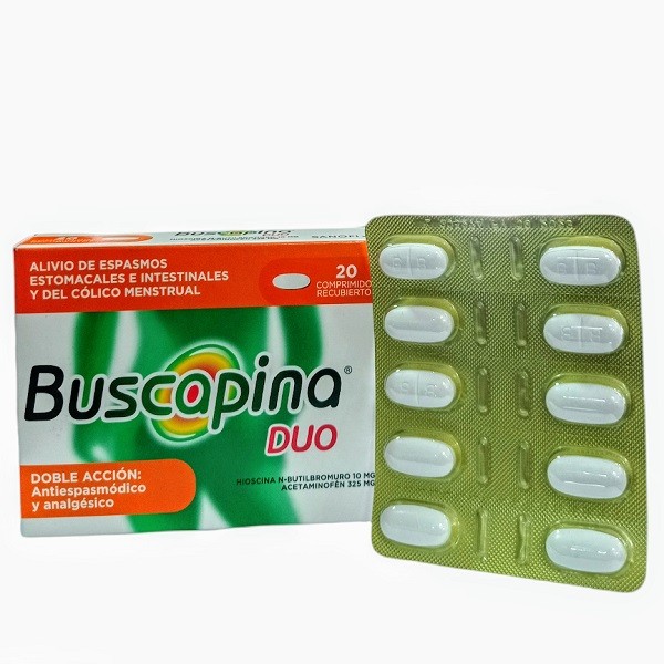 BUSCAPINA DUO 10MG TAB 20 BOEHRINGER INGELHEIM - Flosamed