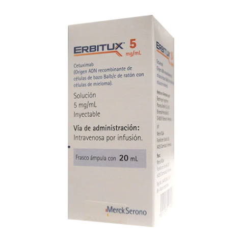 ERBITUX 5MG/ML INY M.B. FCO. 1AMP 20ML (CETUXIMAB) - Flosamed