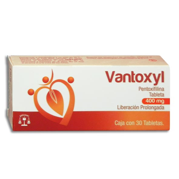 PENTOXIFILINA 400MG 30TAB VANTOXIL - Flosamed