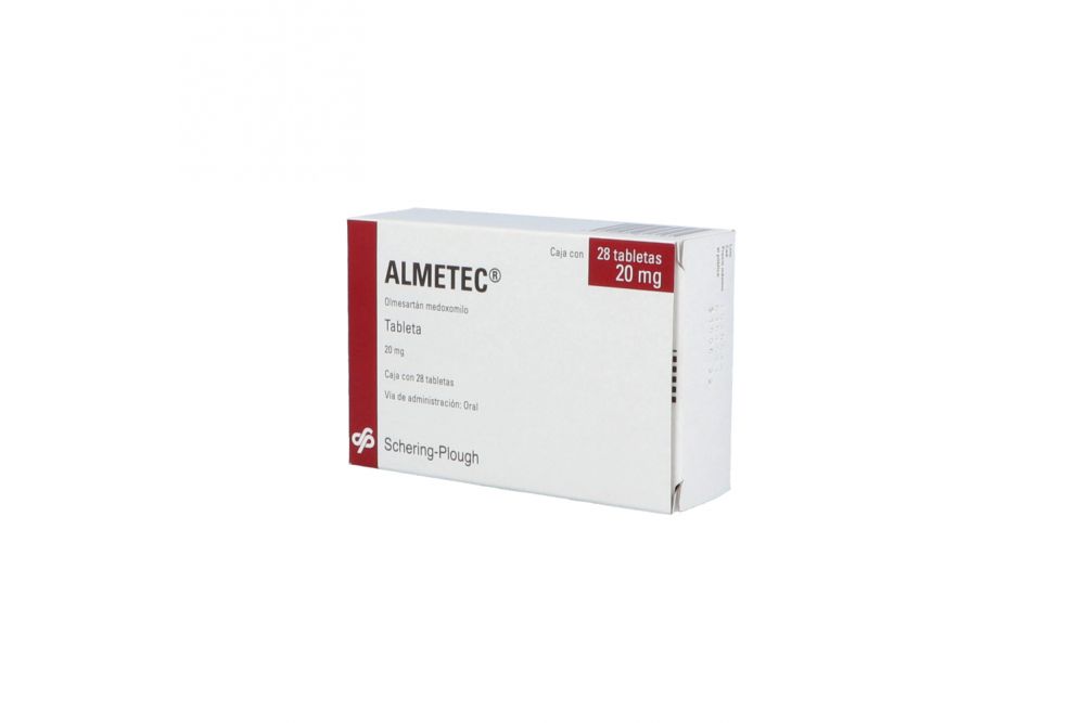 ALMETEC (OLMESARTAN) 20 MG 14 TAB - Flosamed