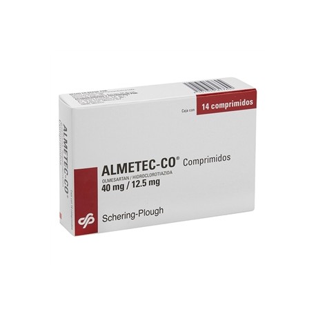 ALMETEC-CO (OLMESARTAN HIDROCLOROTIAZIDA) 40/12.5MG 14COMP - Flosamed