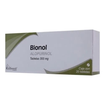 ALOPURINOL 300MG 20TAB BIONOL BIORESEARCH - Flosamed