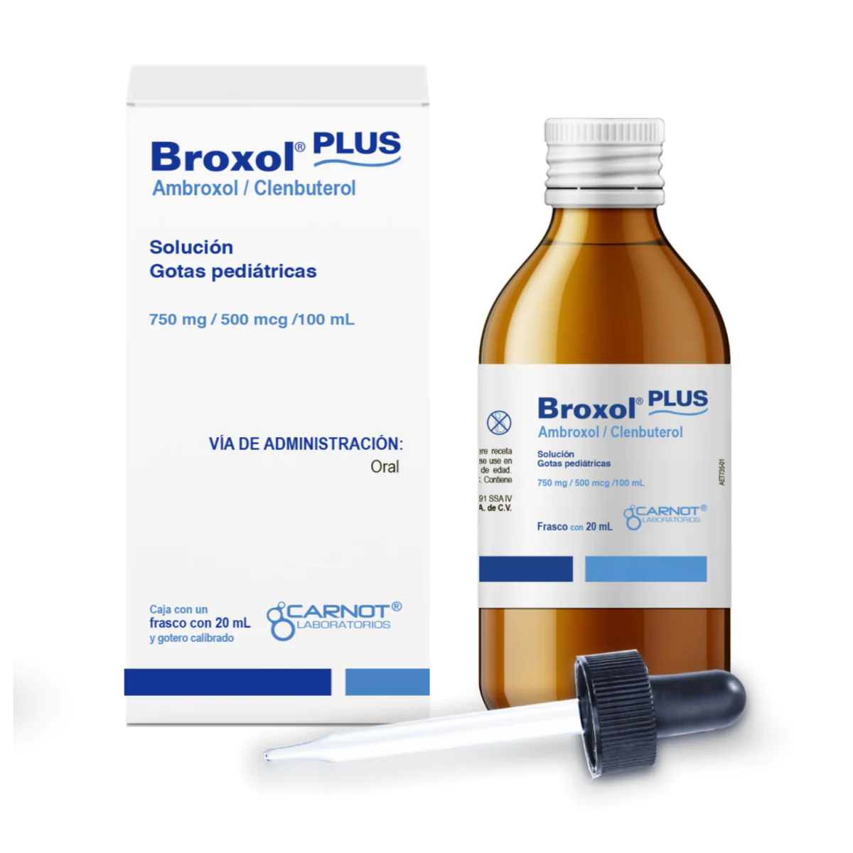 BROXOL PLUS PED GOT 20 ML CARNOT - Flosamed