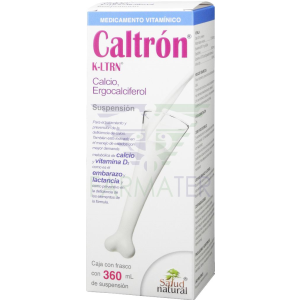 CALCIO ERGOCALCIFEROL SUSP 360ML CALTRON SALUD NATL - Flosamed