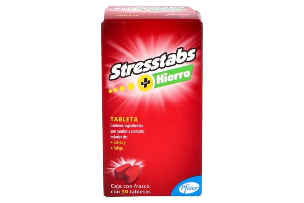 STRESSTABS 600 HIERRO 30 TAB - Flosamed