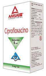 CIPROFLOXACINO SOL OFT FCO 5ML 3MG/1ML - Flosamed