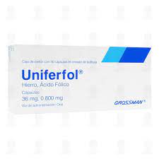 UNIFERFOL CAPS.30MG,0.800MG - Flosamed