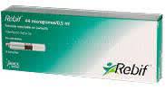 REBIF (INTERFERON BETA) 1JGA. C/44MCG INY - Flosamed