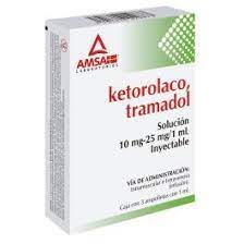 KETOROLACO/TRAMADOL SOL INY 3AMP 10MG/25MG/1ML - Flosamed