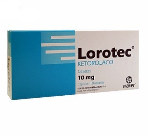 KETOROLACO 10MG 10TAB LOROTEC MAVER - Flosamed